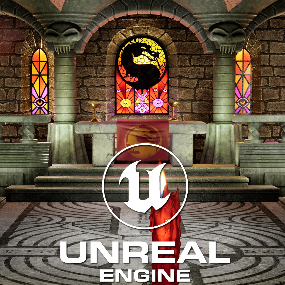 ArtStation - Mortal Kombat 3 - Temple (Unreal revision)