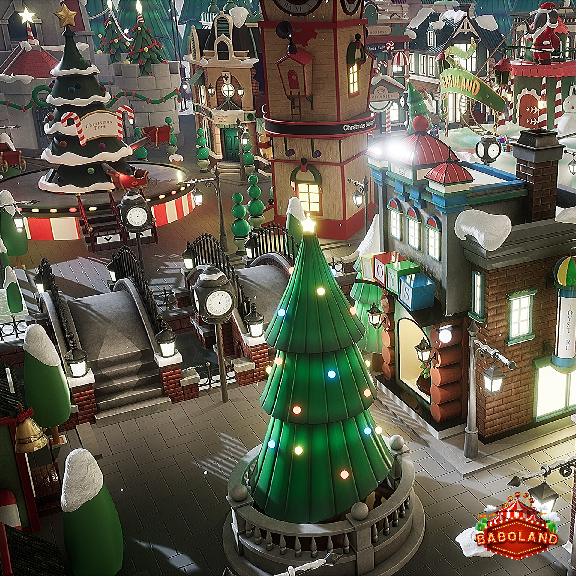 ArtStation - Christmas Town