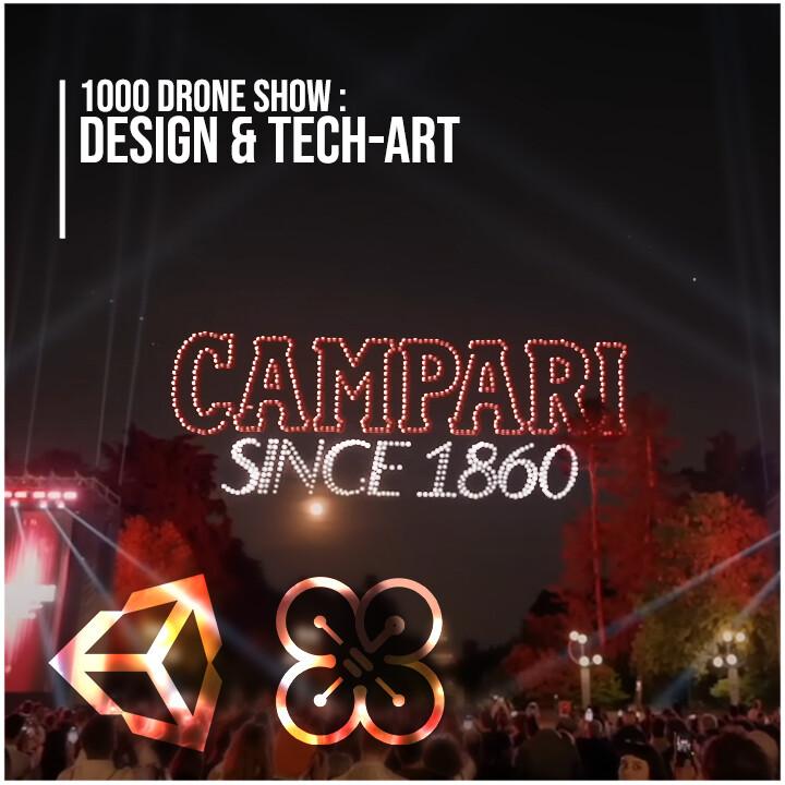 ArtStation - CAMPARI - Drone Show - 1st 1k in UE
