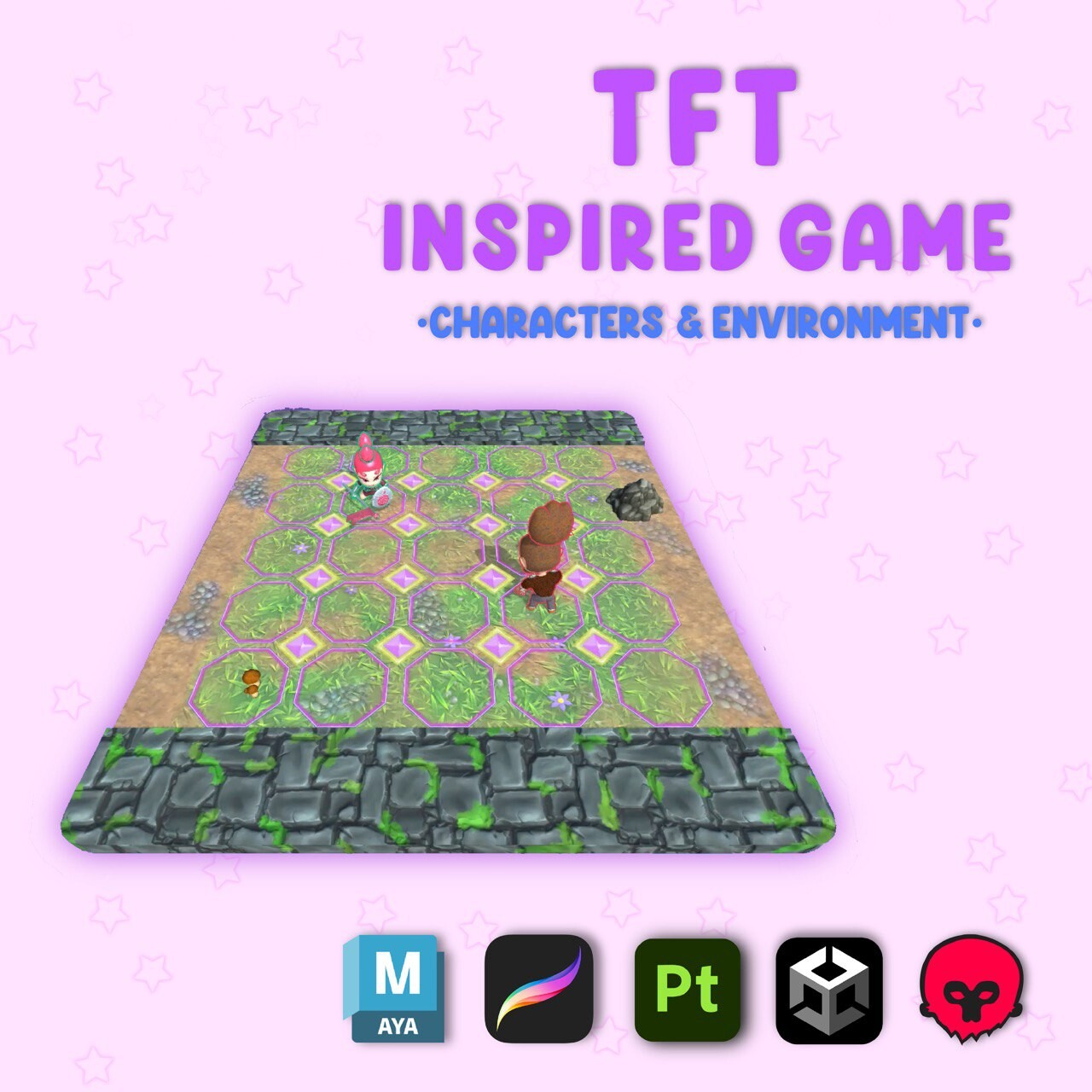 ArtStation - TFT Inspired Game Scene and Characters