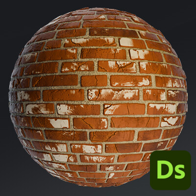 ArtStation - Substance Designer - Brick Practice