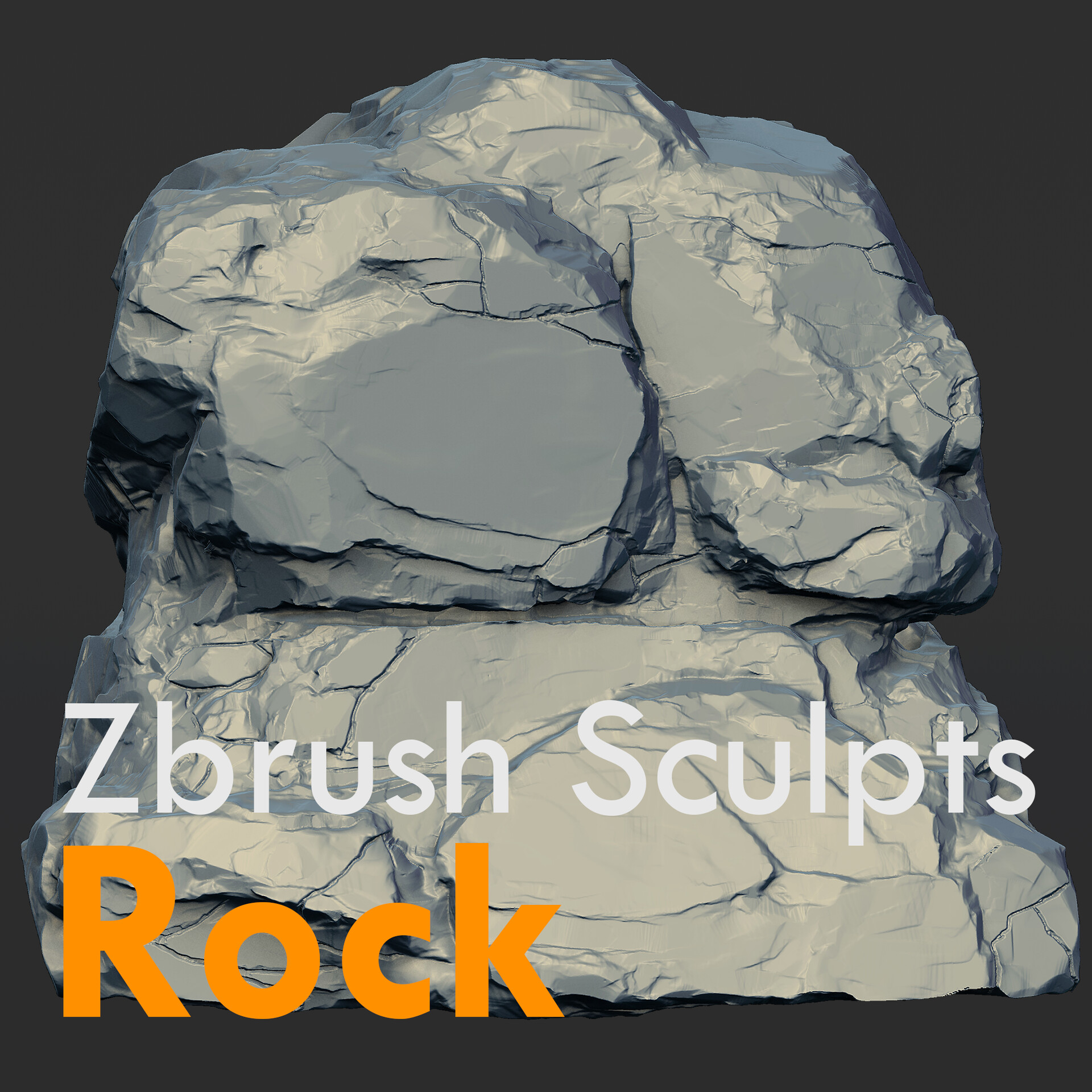 ArtStation - Rocks Sculpt Practice