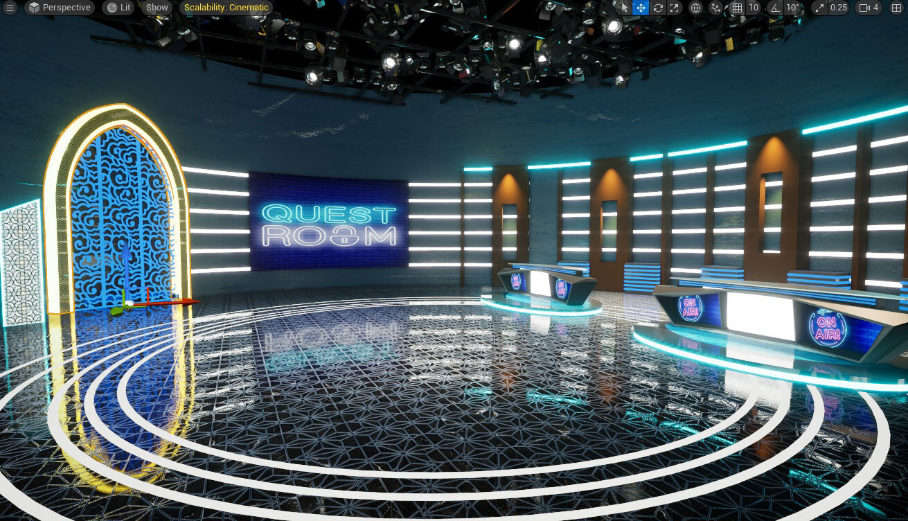 ArtStation - 3D Unreal Virtual Set Design