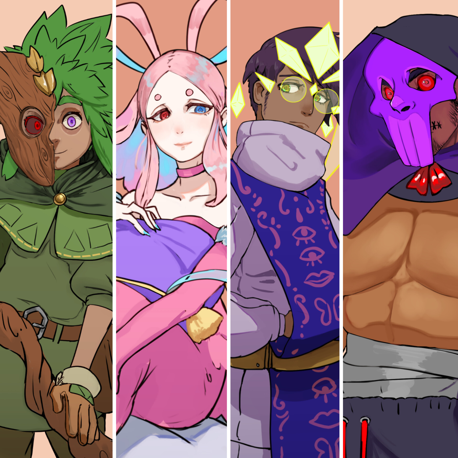 ArtStation - Four Deities