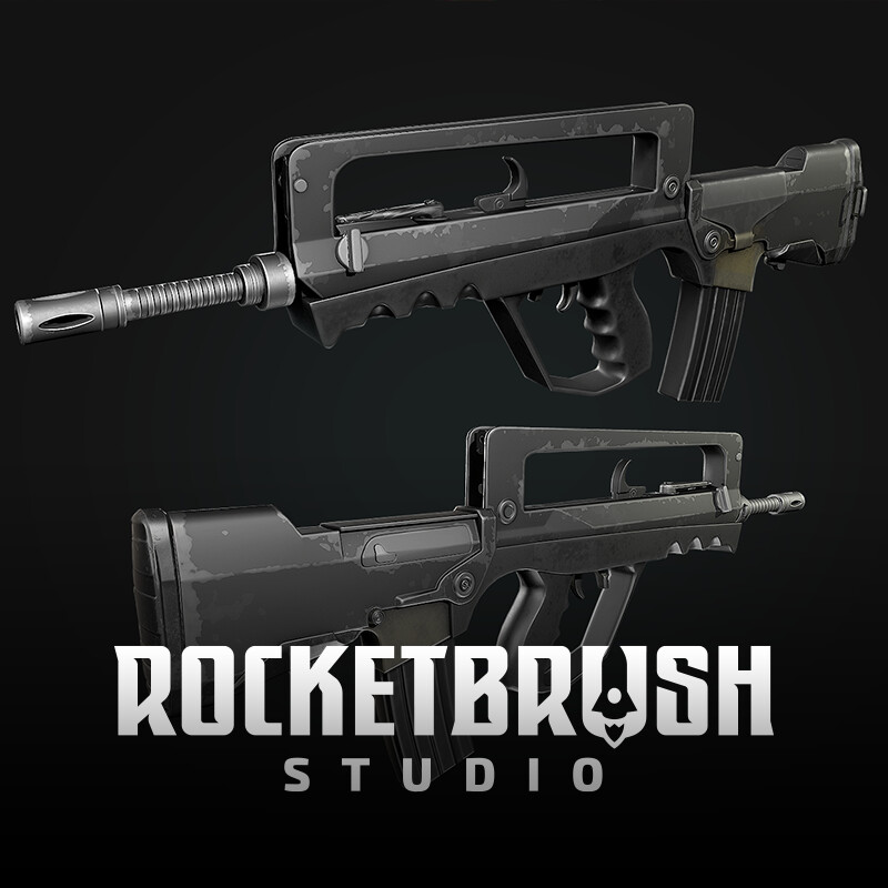 ArtStation - Famas G2 Assault Rifle