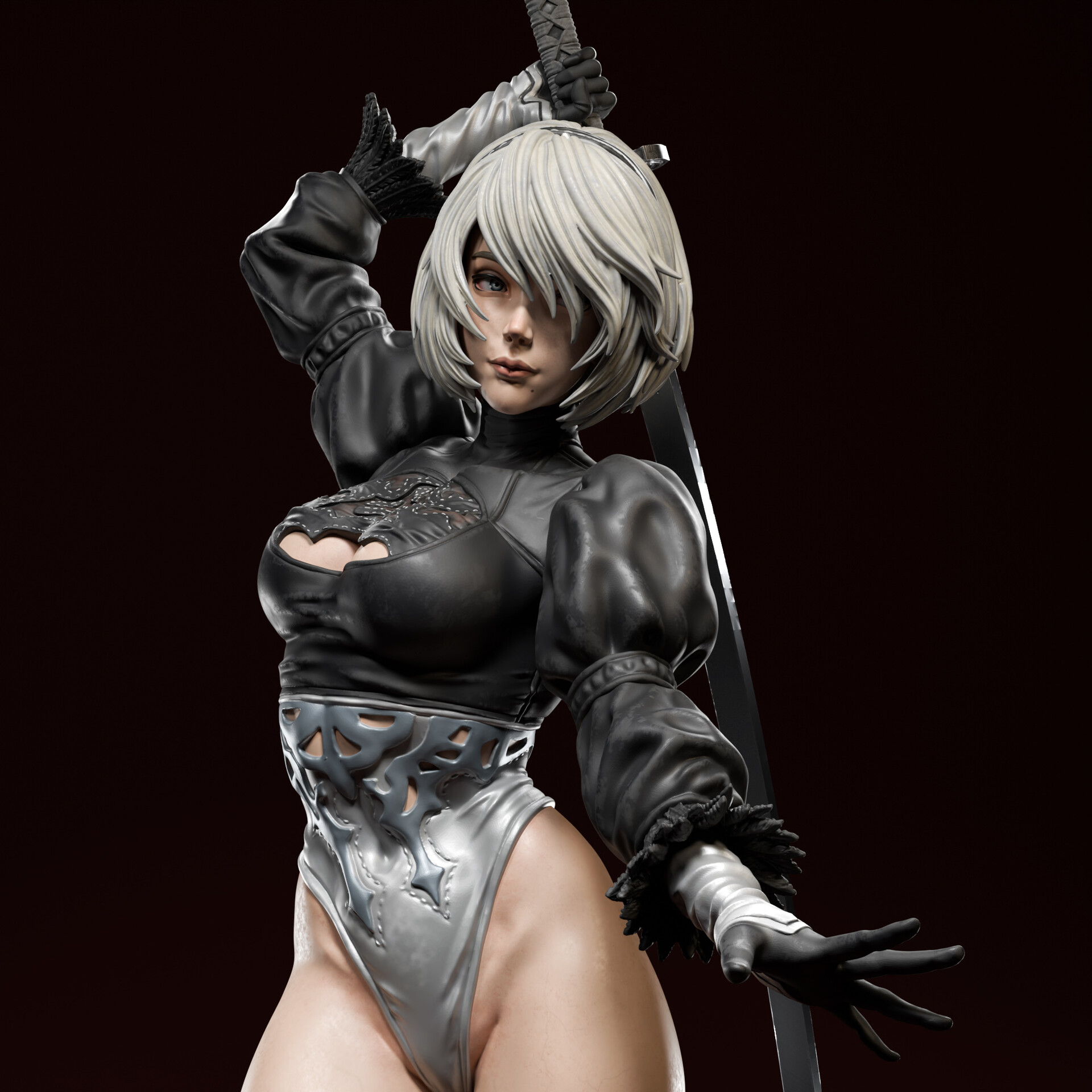 ArtStation - 2B nier automata fan art
