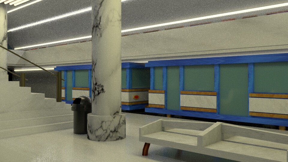 ArtStation - Simple Subway Station