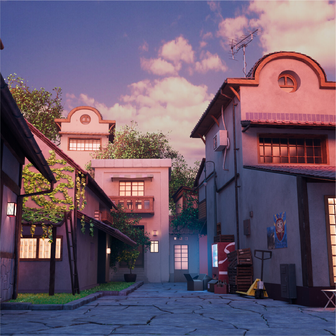 ArtStation - Danghost Environment - Modeling & Texturing