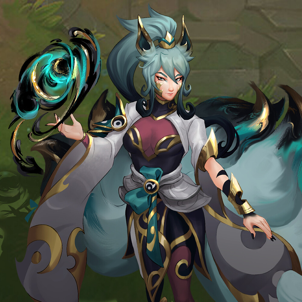 ArtStation - Brush stroke Ahri concept art - part 01
