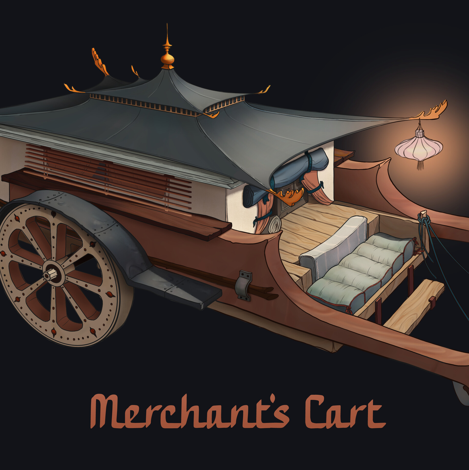ArtStation - Merchant's Cart