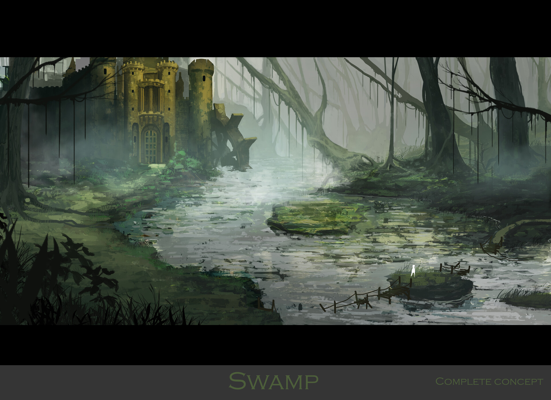 ArtStation - The fortress in the swamp