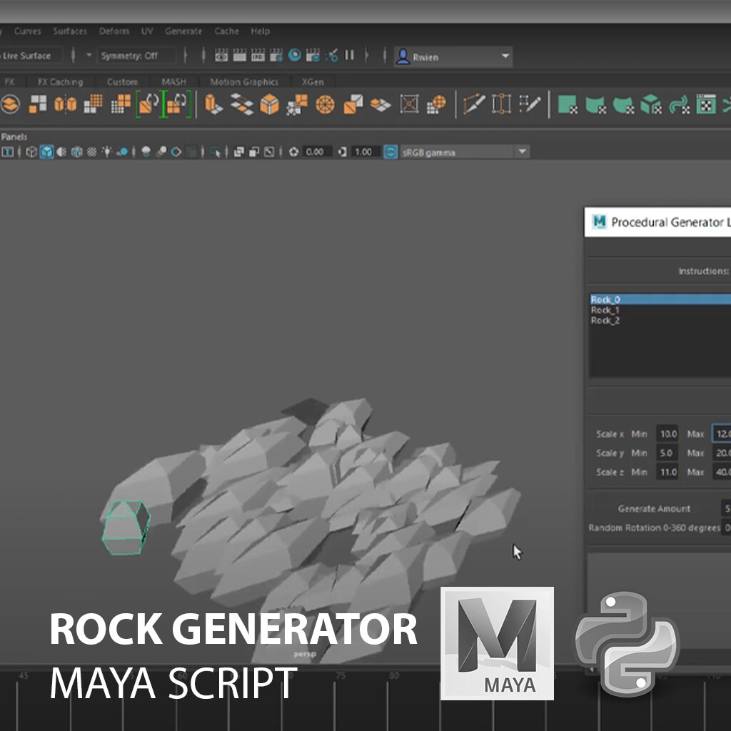 ArtStation - Rock Generator