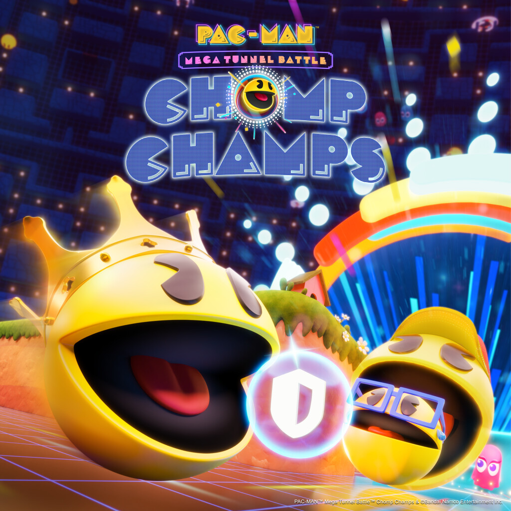 ArtStation - PAC-MAN Mega Tunnel Battle: Chomp Champs - Cover Art
