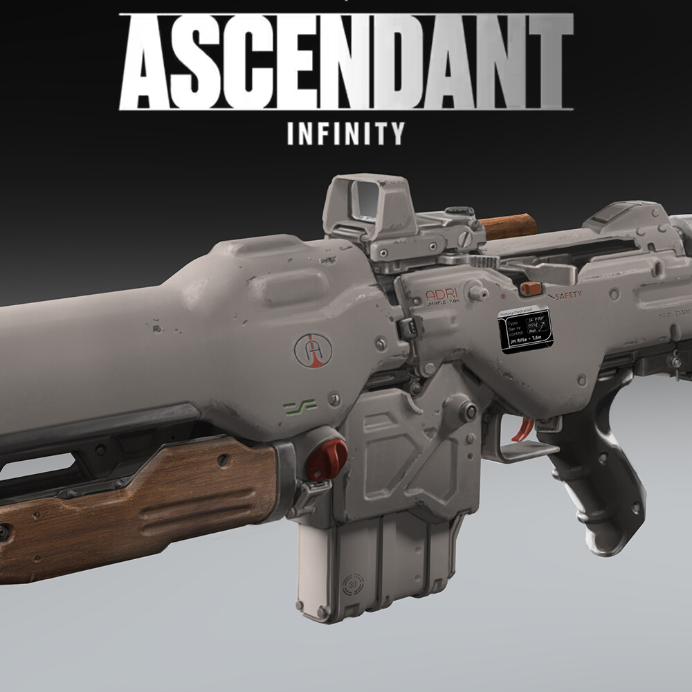 ArtStation - Ascendant Infinity - Assault Rifle
