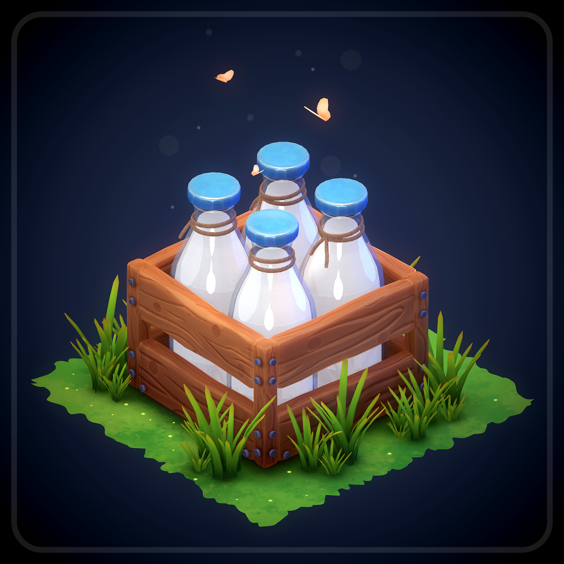 ArtStation - Milk bottles