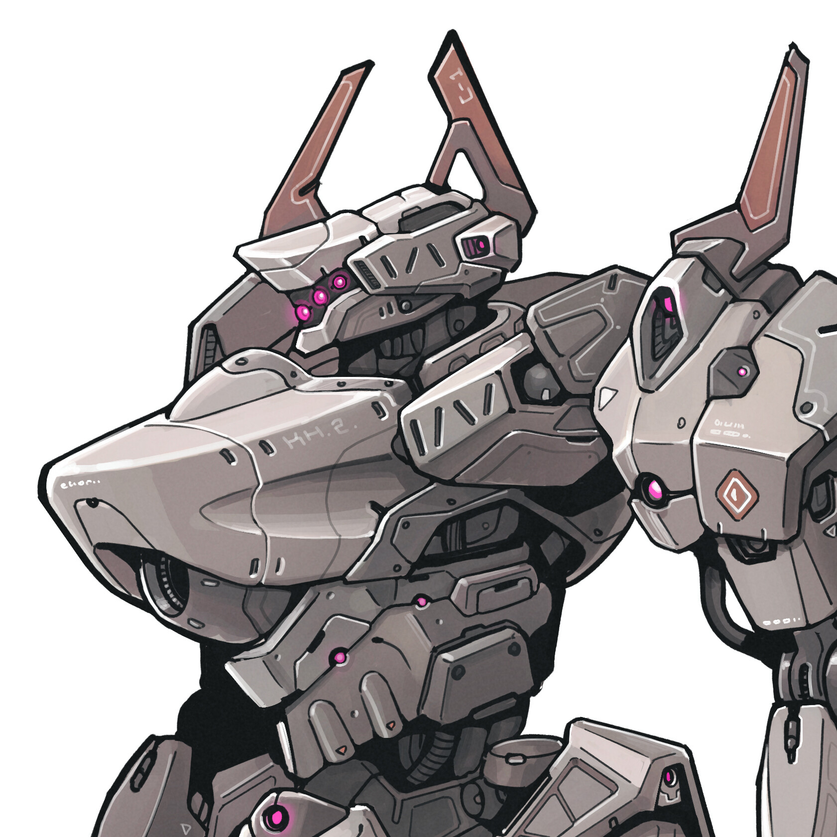 ArtStation - mecha sketch