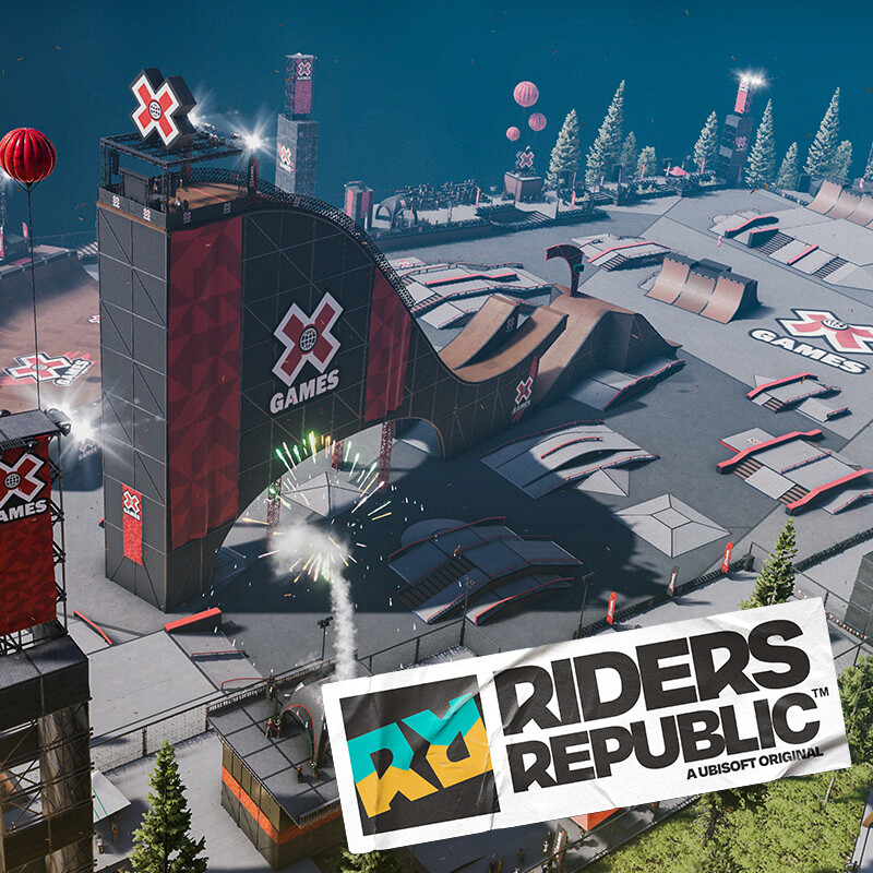 ArtStation - Riders Republic - X GAMES - Boss Event - Level Art