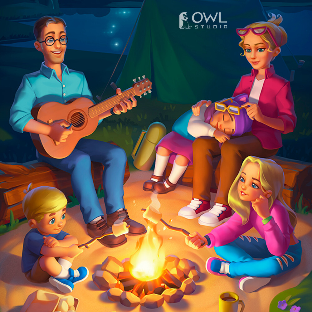 ArtStation - Cartoon illustrations for mobile game - Part 2