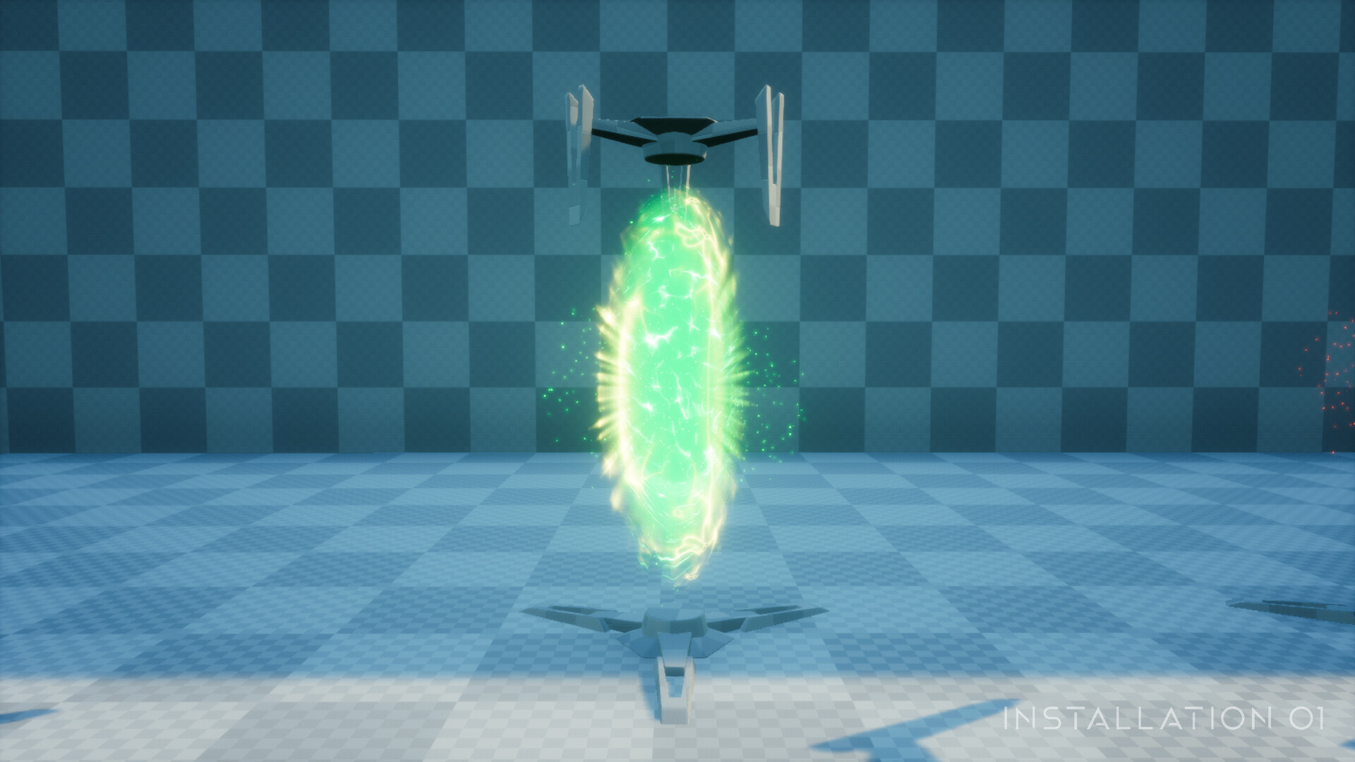 ArtStation - Installation 01 Teleporter VFX