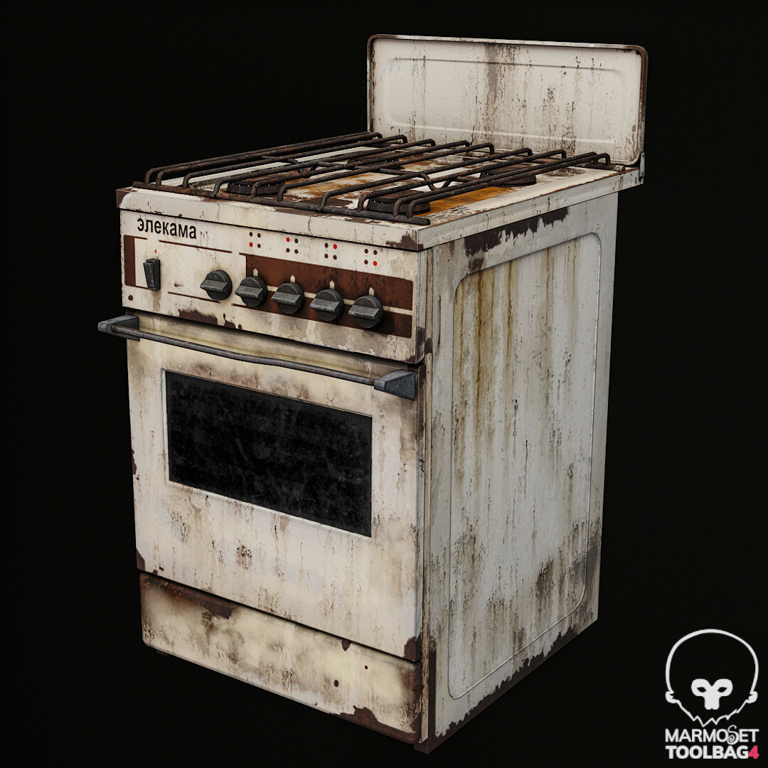 ArtStation - Soviet Stove