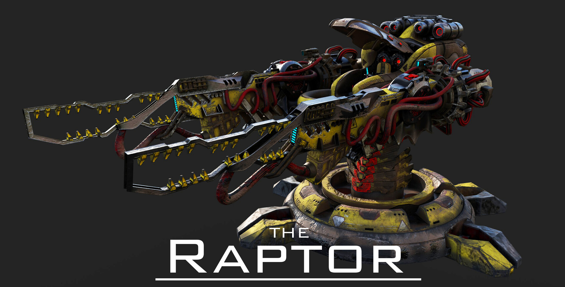 ArtStation - The "Raptor" Turret