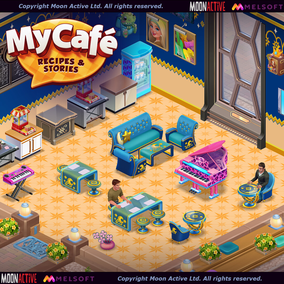 ArtStation - Some gameobjects My Cafe: