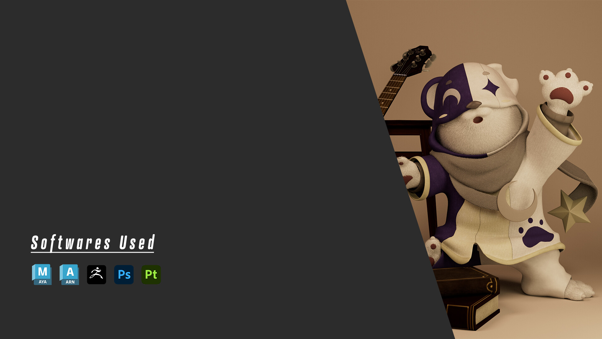 ArtStation - Co_Zzz Bear Mascot 3D Modeling