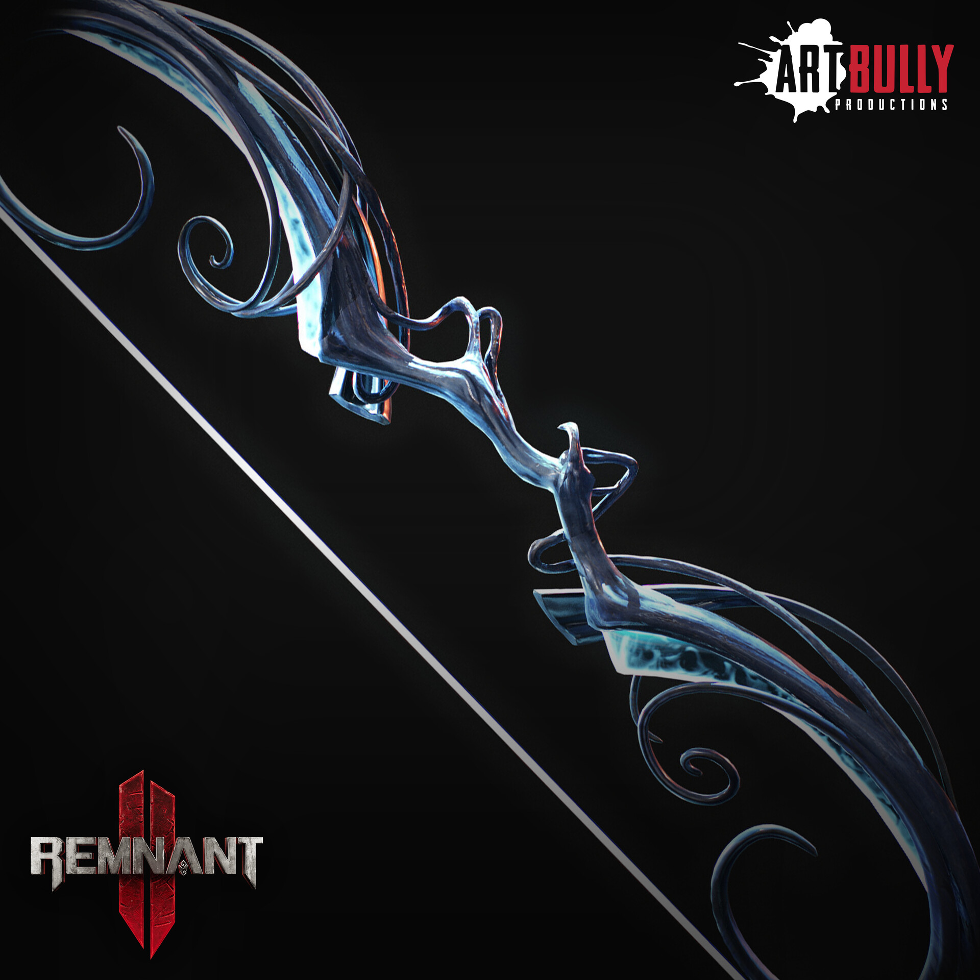 ArtStation - Nimue Crescent Moon Bow