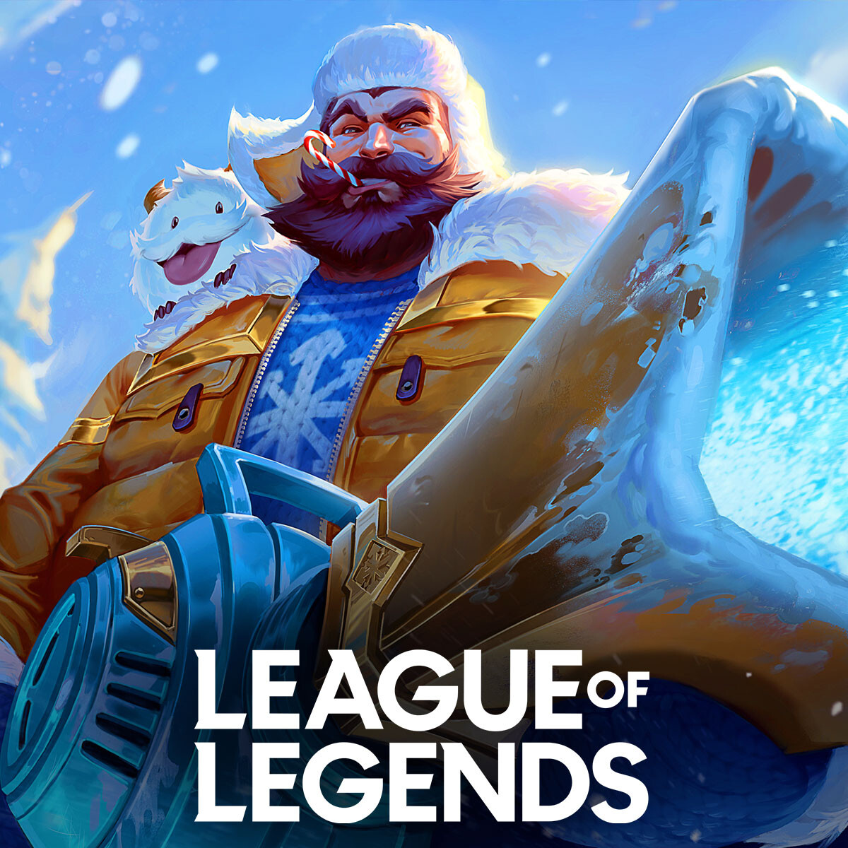 ArtStation - League of Legends: Snow Day Graves Golden Chroma Splash Art