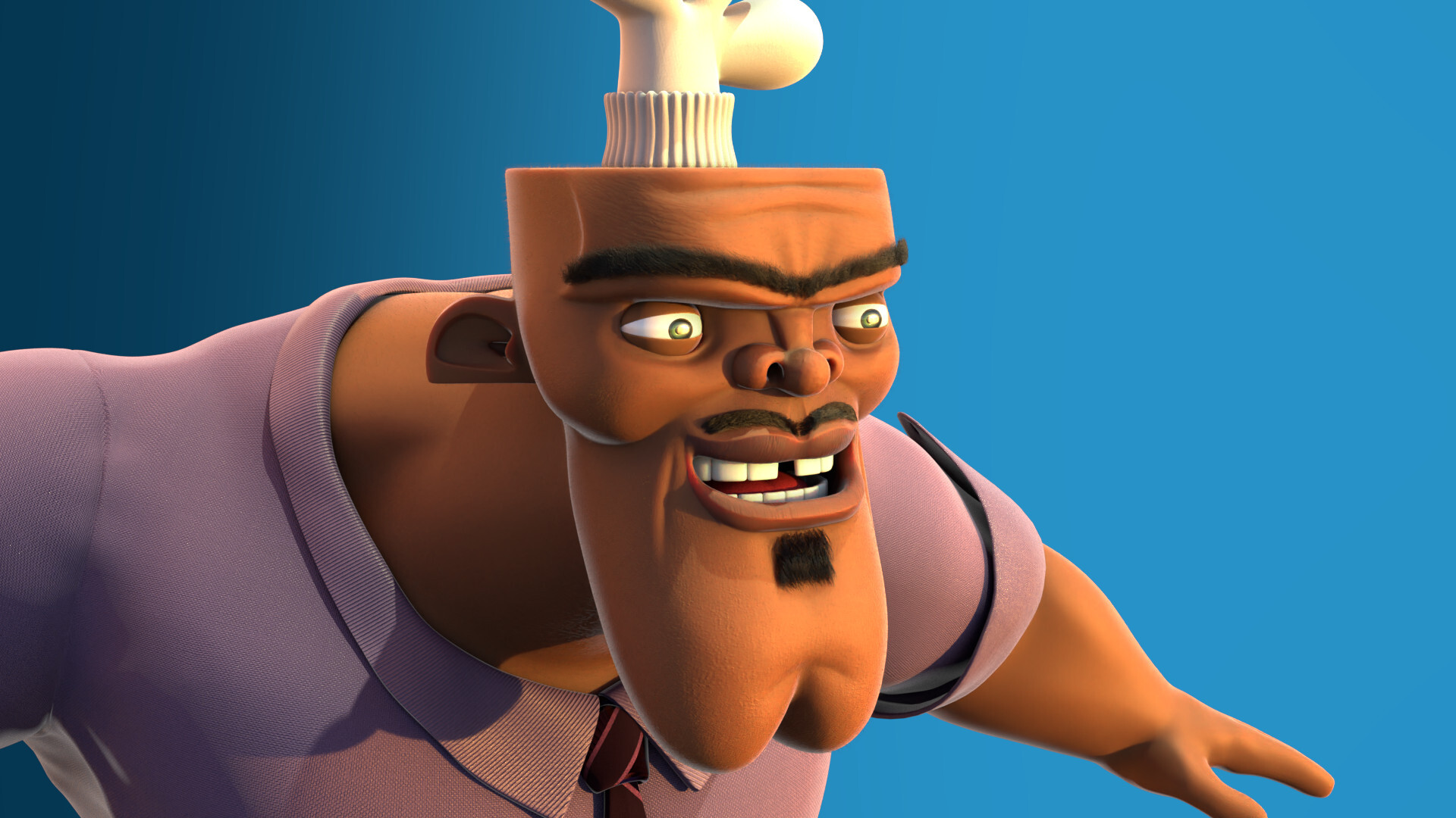 ArtStation - Chef from Total Drama Island