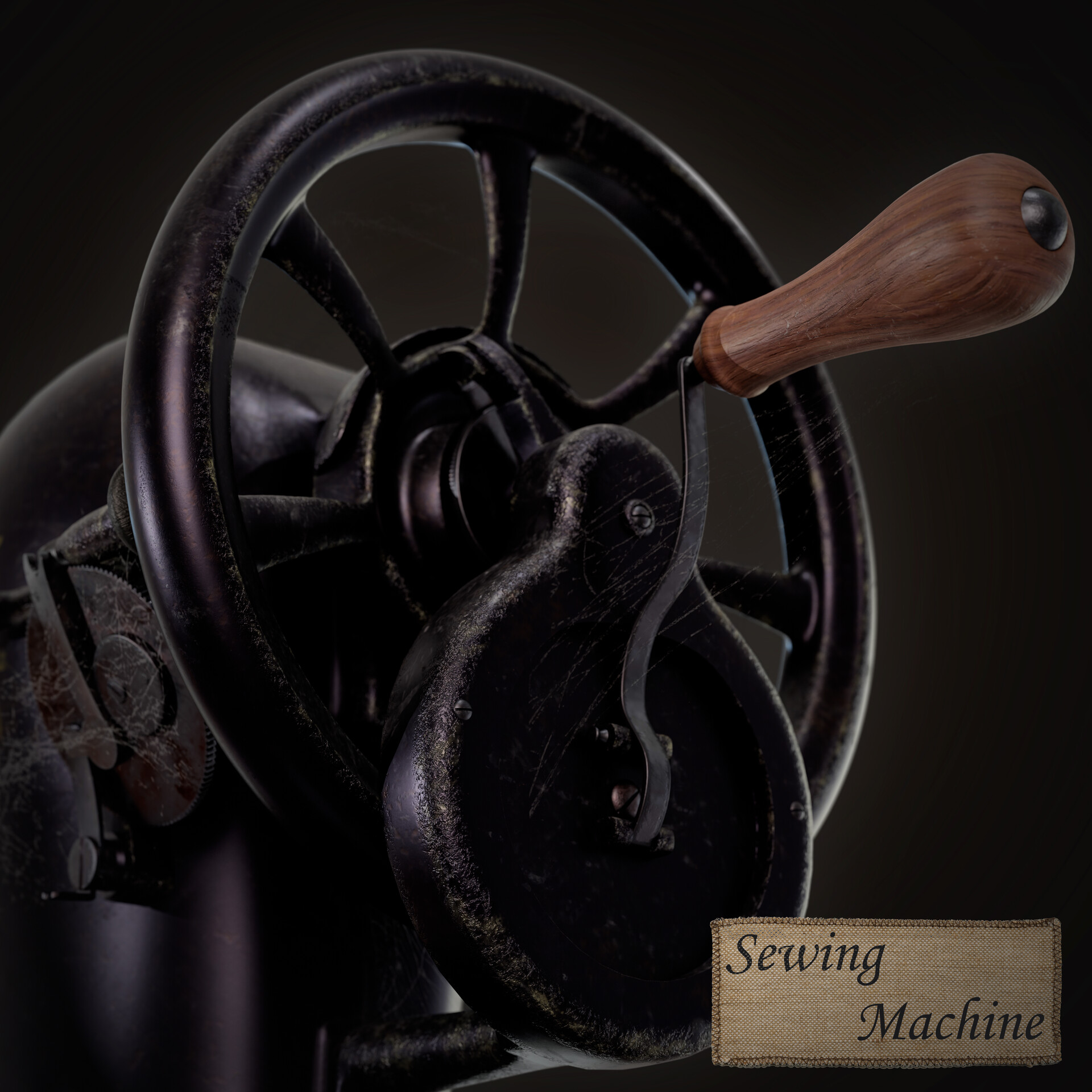 ArtStation - Sewing Machine 1890