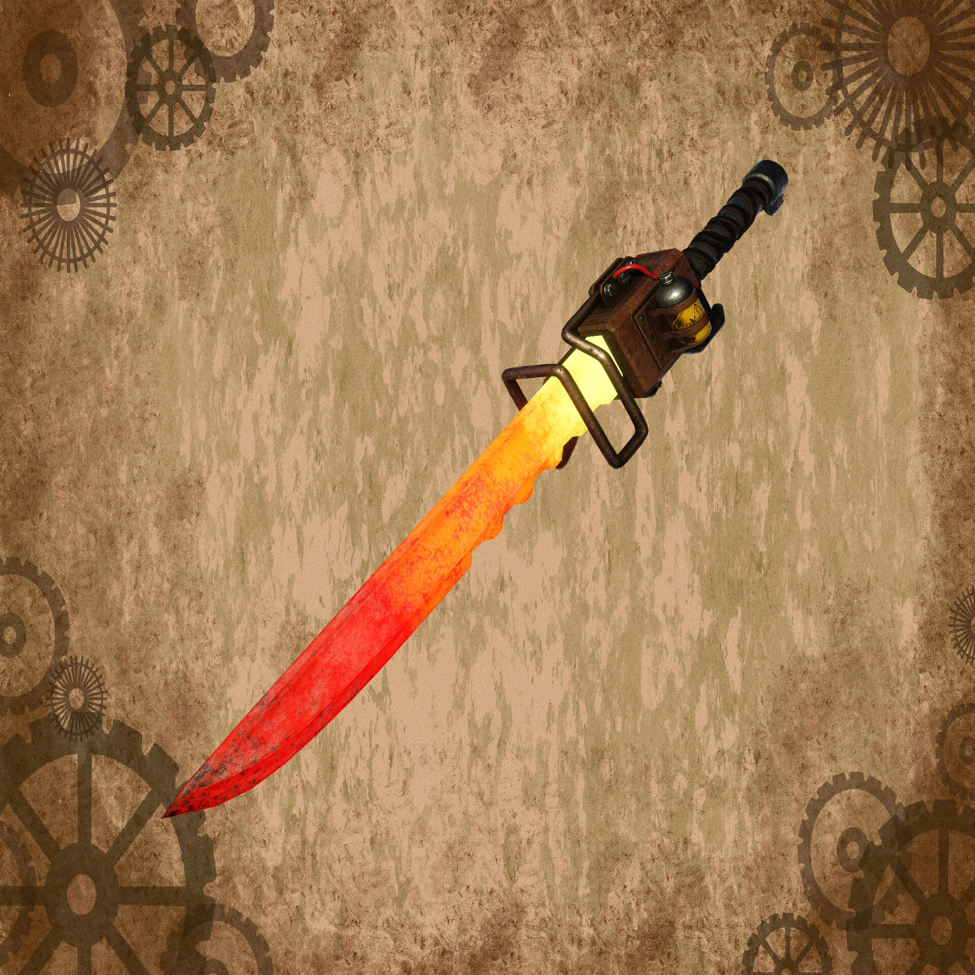 ArtStation - Induction Hot-Red Sword