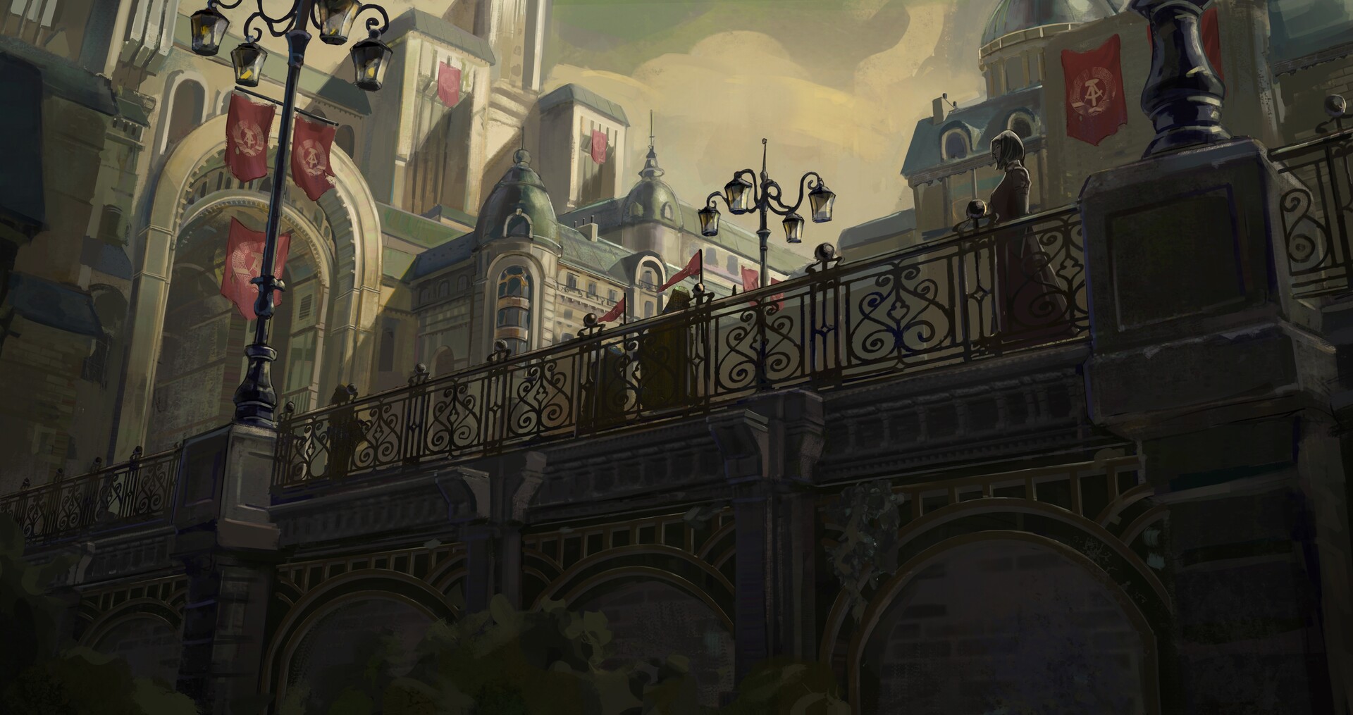 ArtStation - The West Wall - Keyframe Illustration