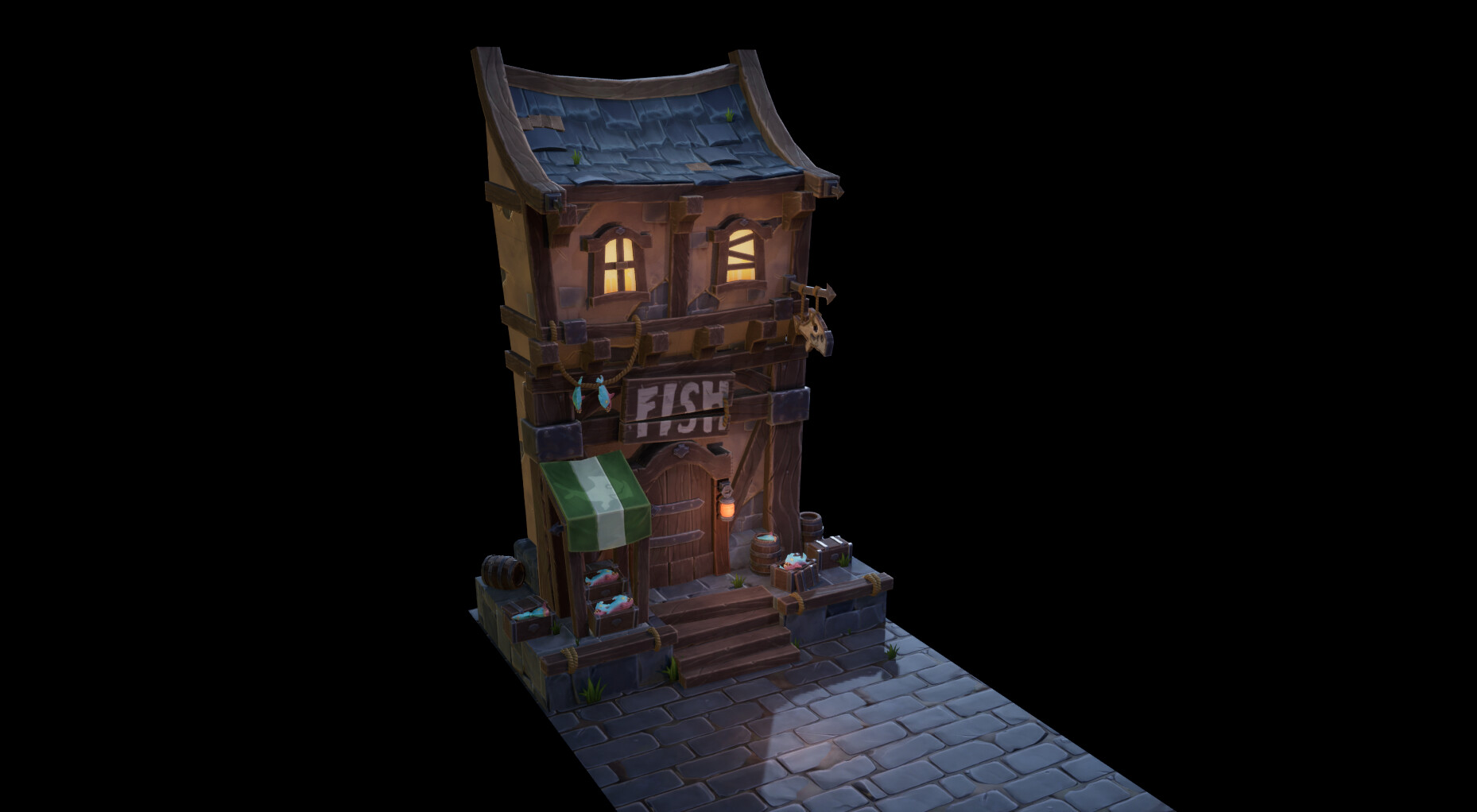ArtStation - Fishmonger shop