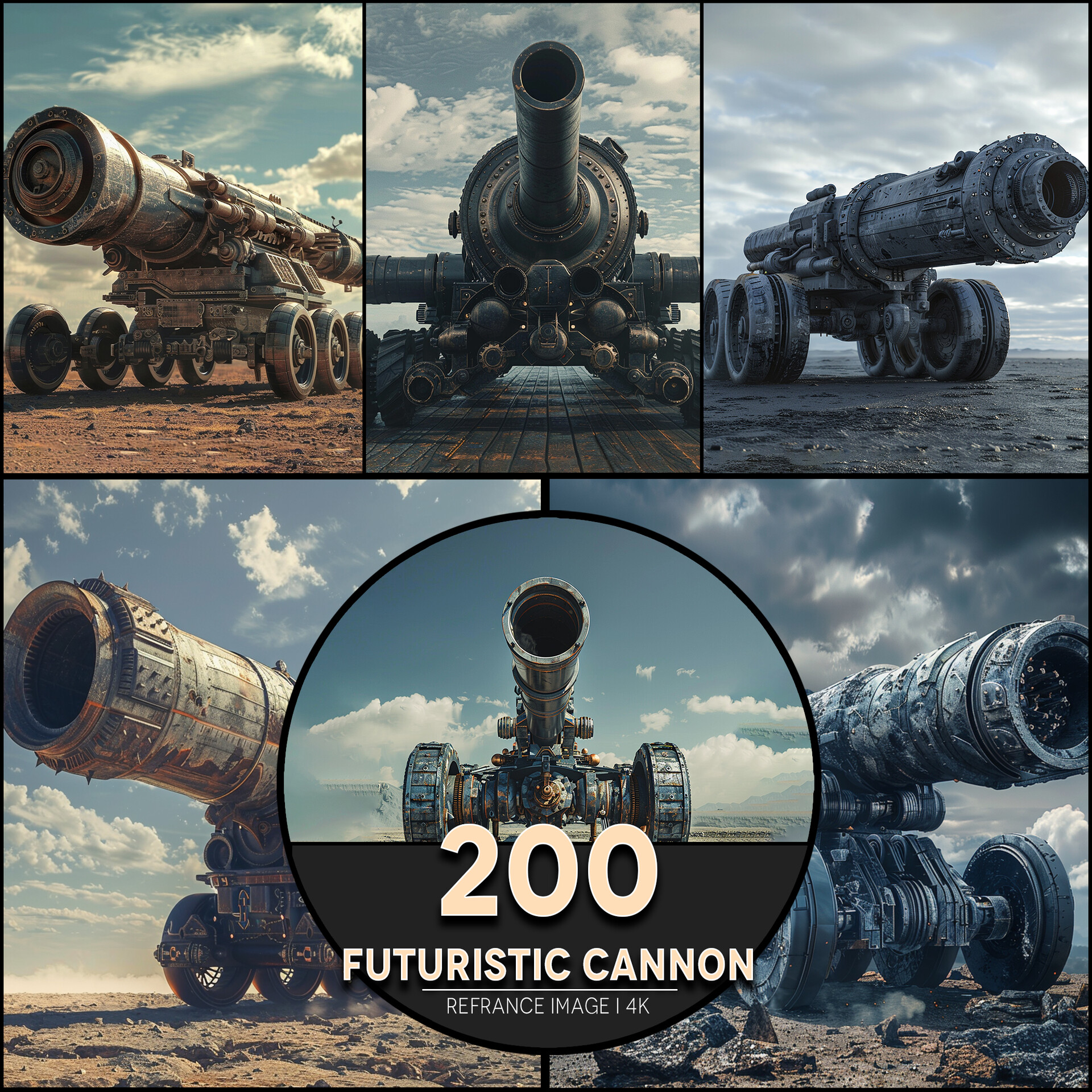 ArtStation - Futuristic Cannon 4K Reference/Concept Images