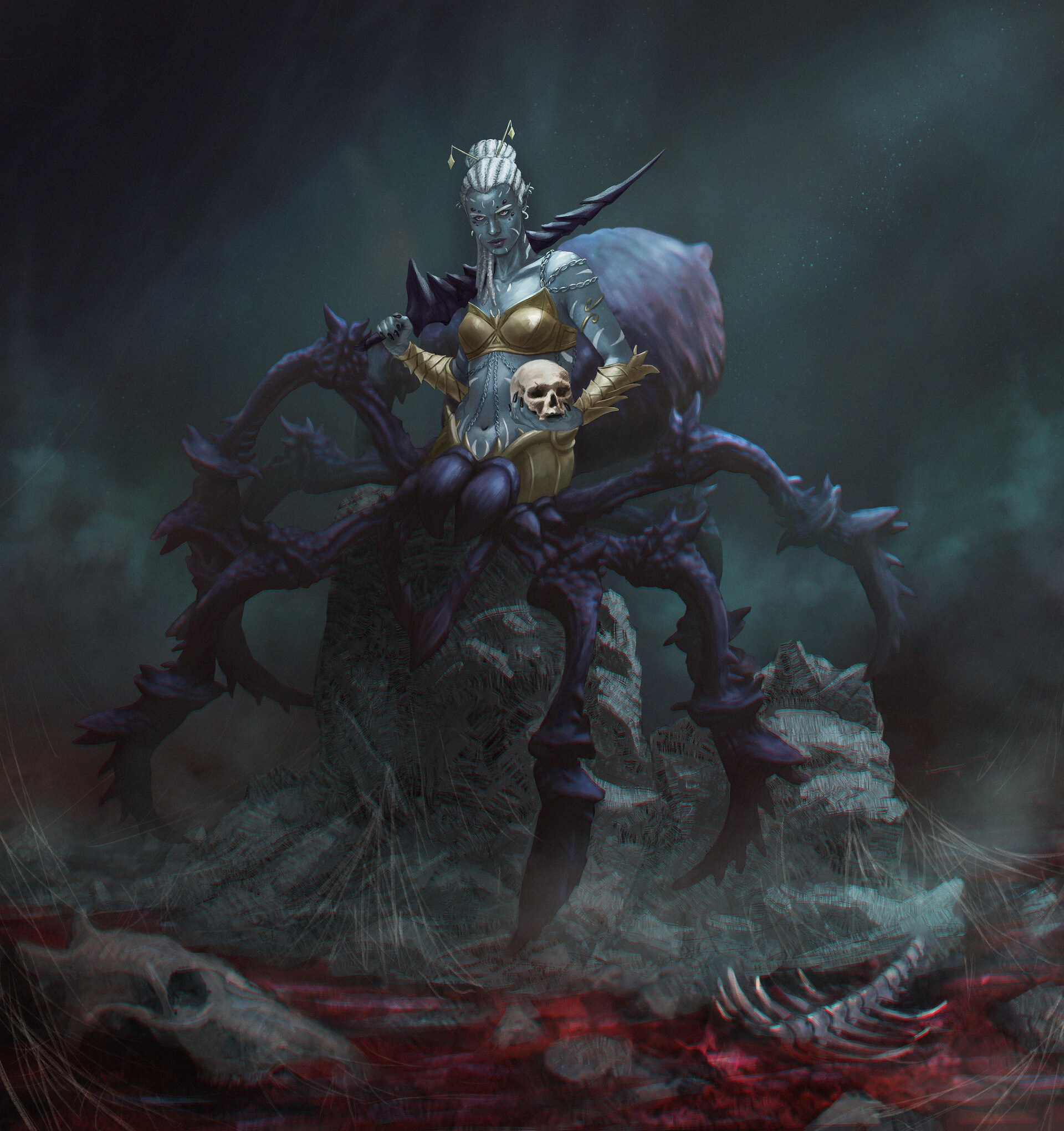 ArtStation - Lolth - Queen of Spiders