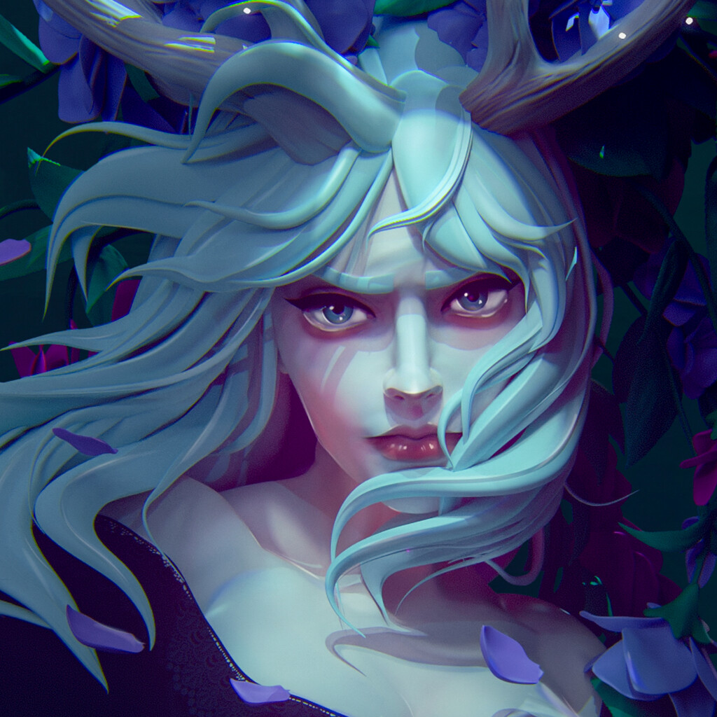 ArtStation - Forest Nymph Warrior