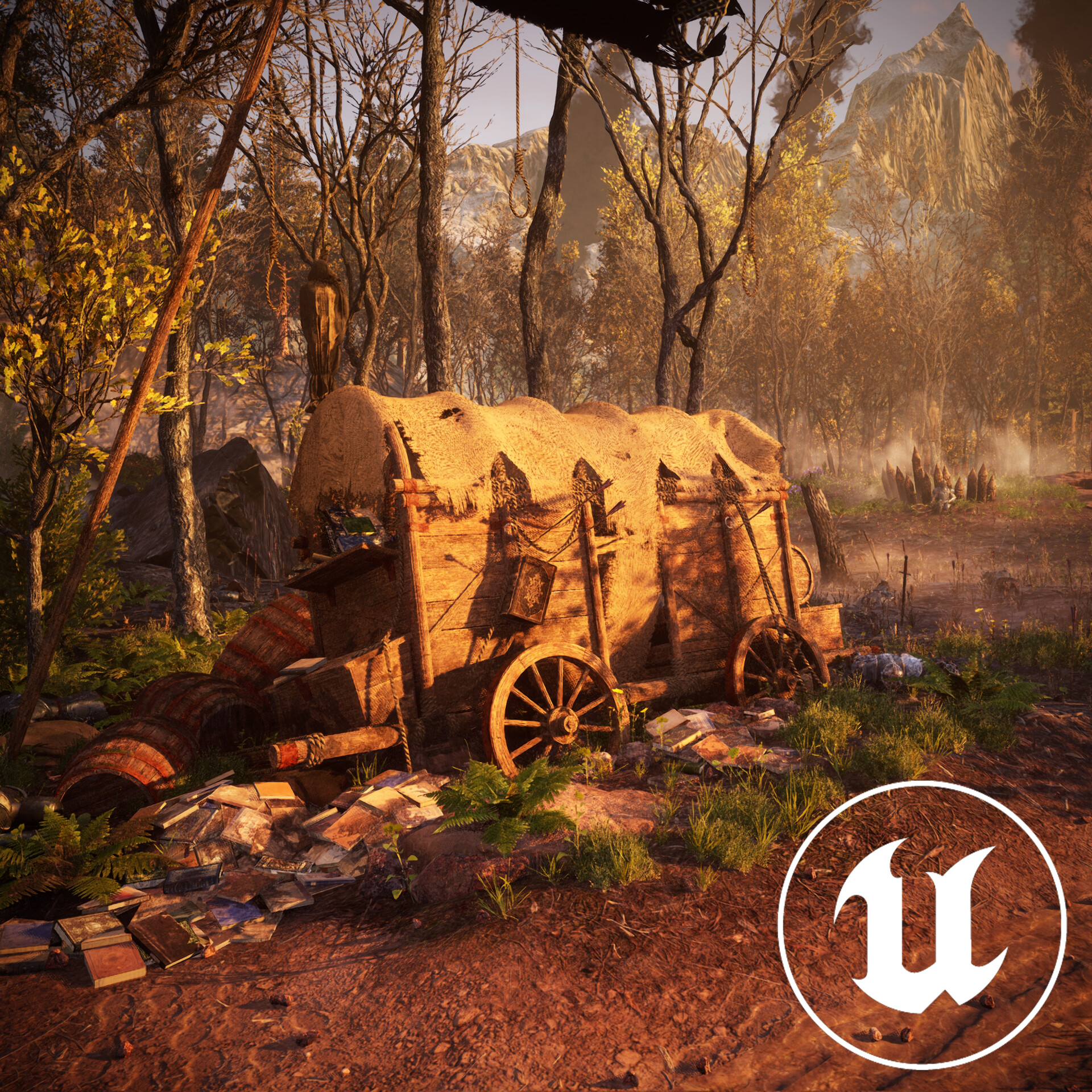 ArtStation - Medieval Cart --- The Witcher Fan Art