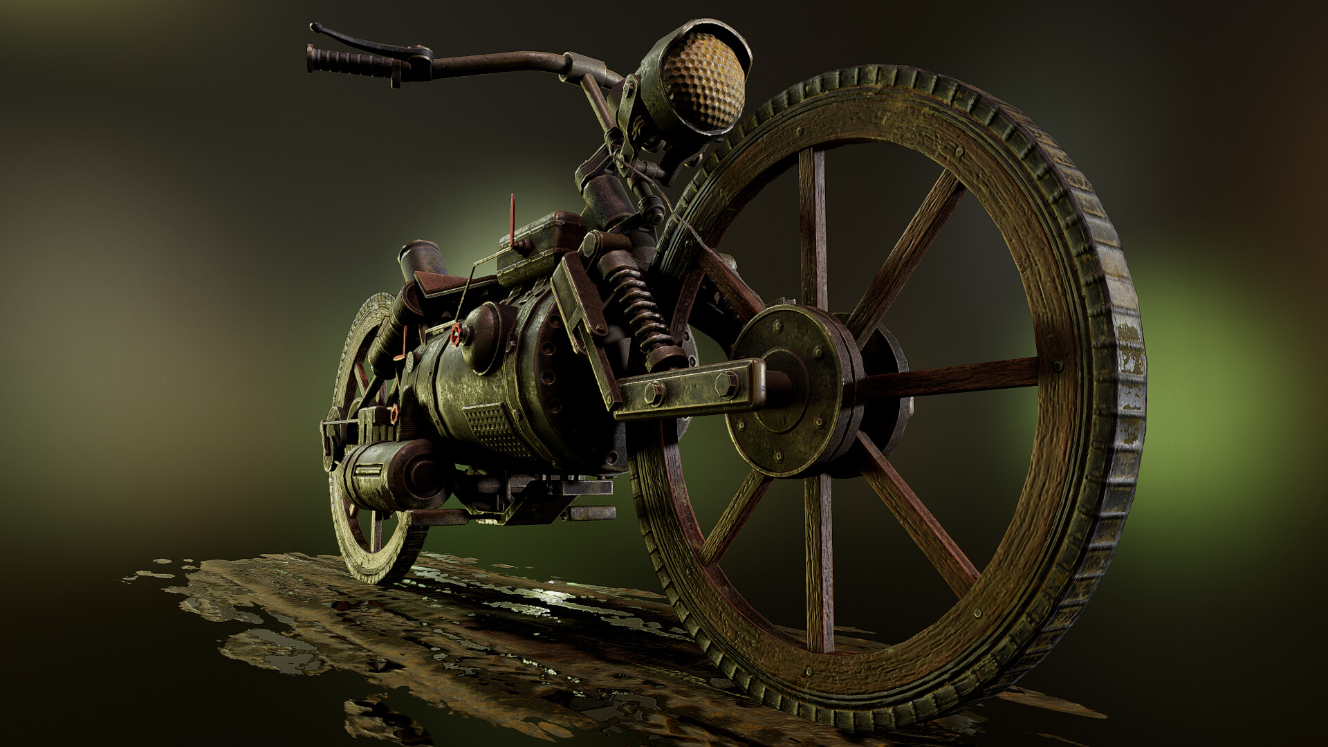 ArtStation - Steampunk Bike