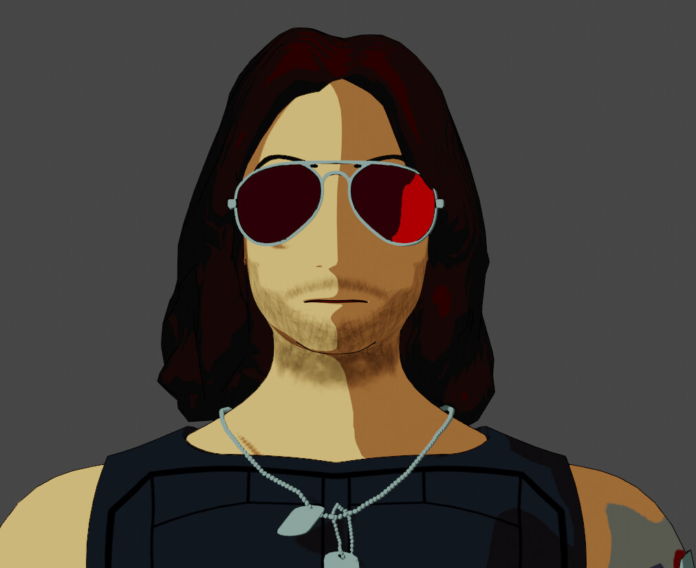 ArtStation - Johnny Silverhand Anime