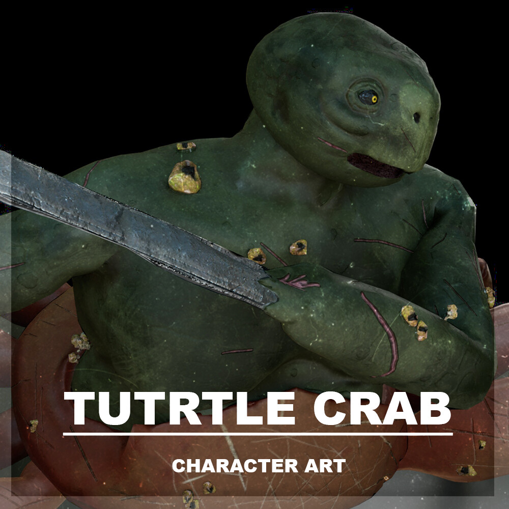 ArtStation - The Turtle Crab Monster