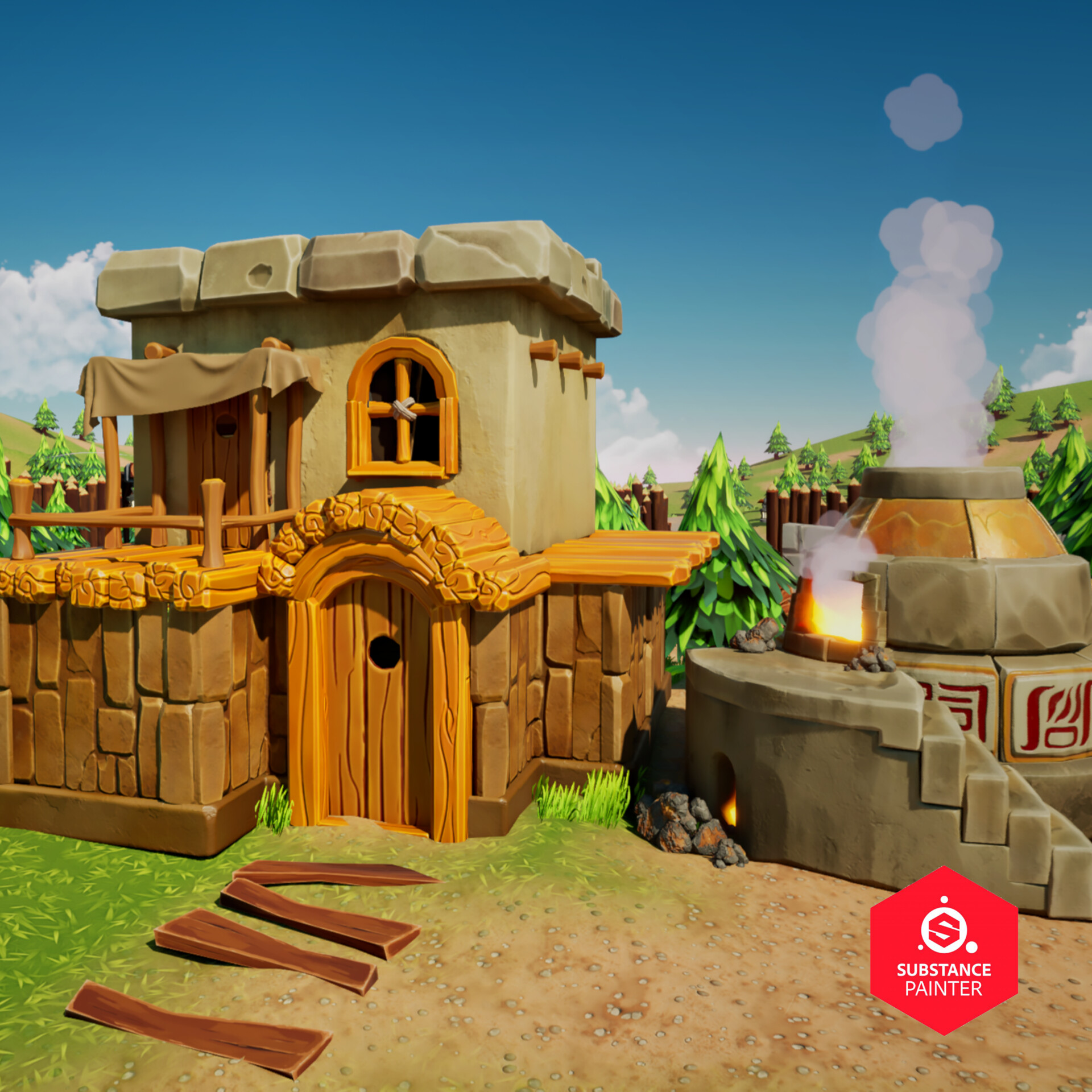 ArtStation - Forge Haven - PBR Stylized Props