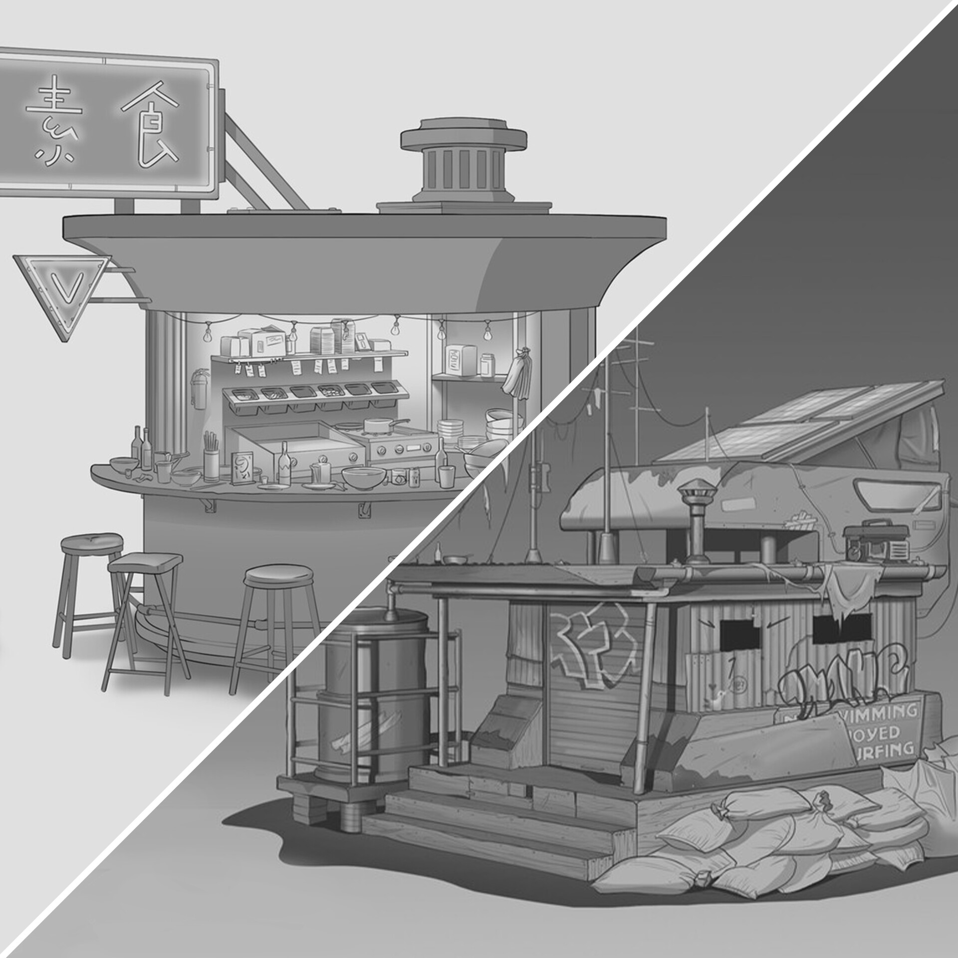 ArtStation - Reclaimed | Midtown & Props