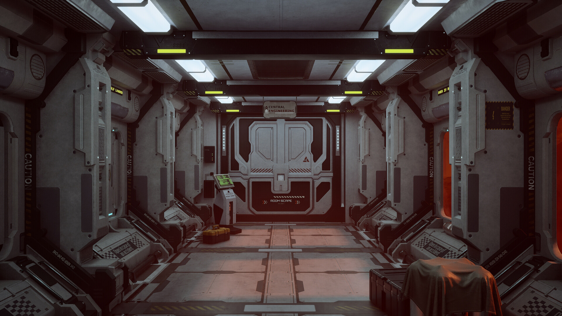 ArtStation - UE5 - Sci-fi Corridor