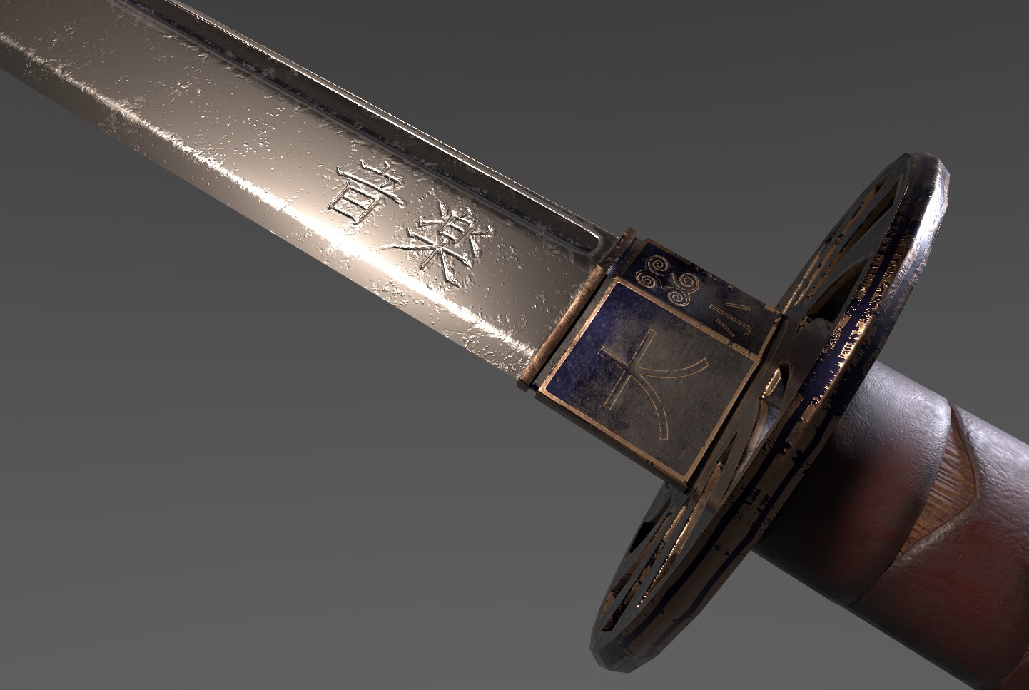 ArtStation - Traditional Japanese katana