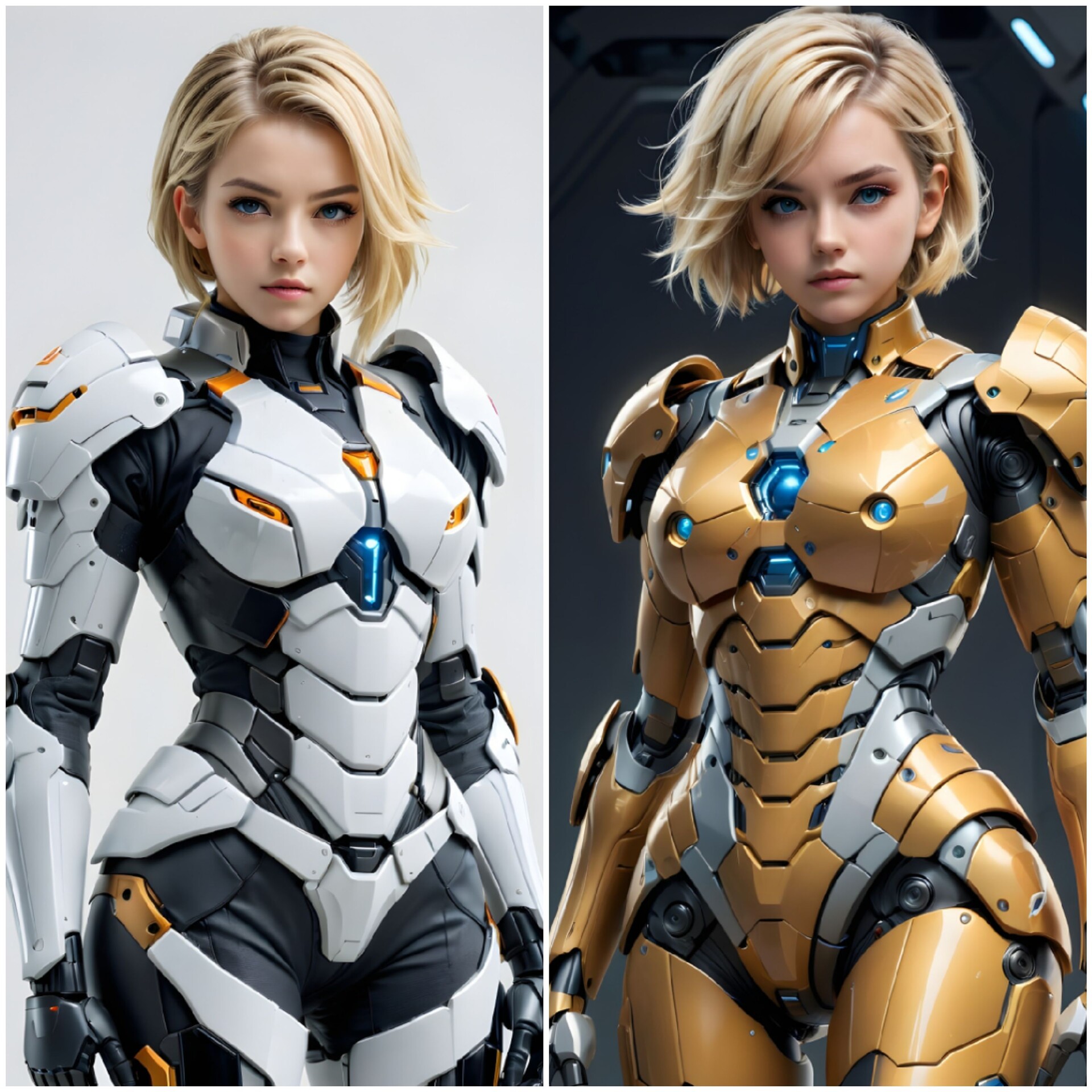 ArtStation - First product 421 female characters in mecha armour