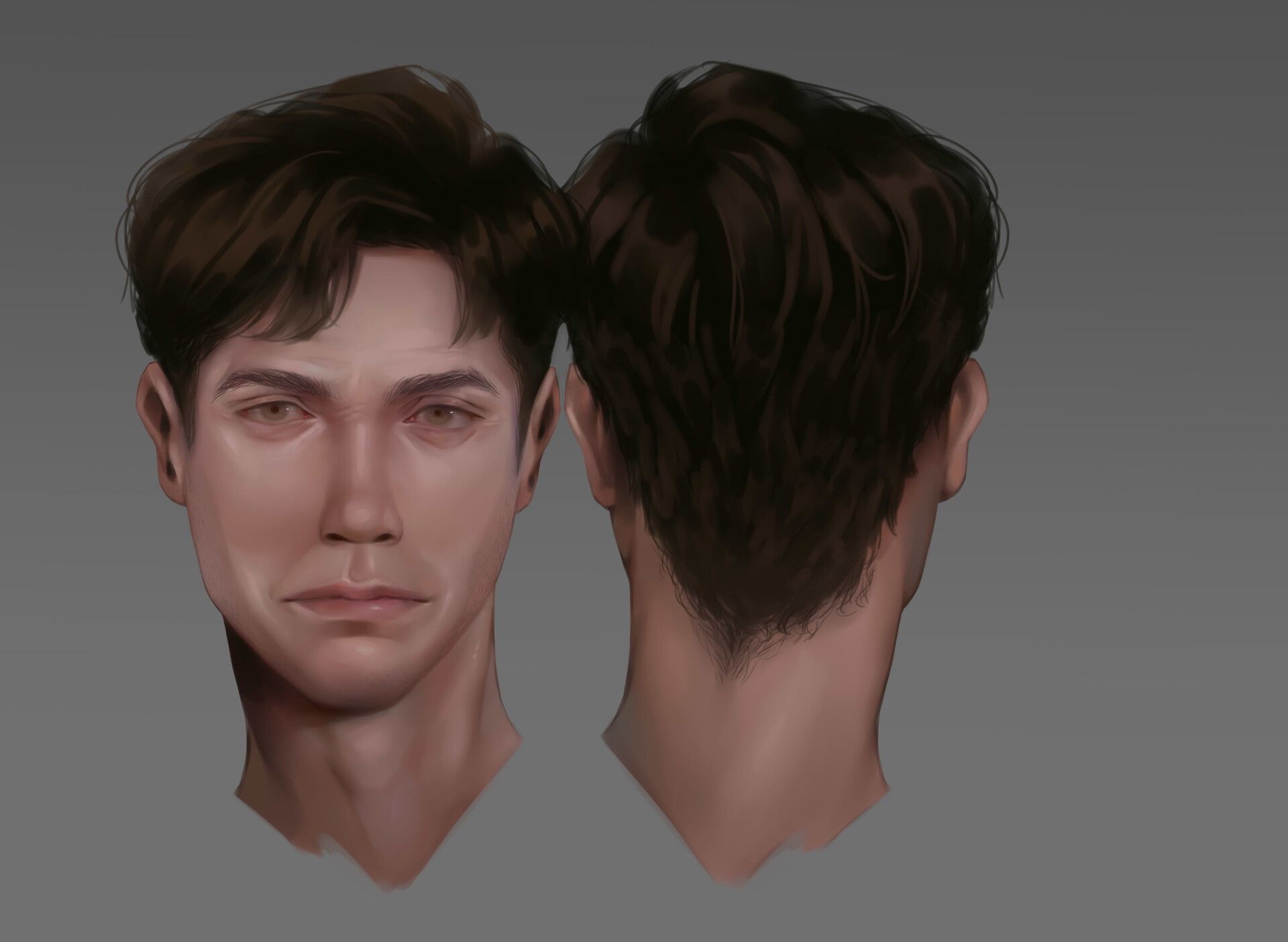 ArtStation - Riley head sketch