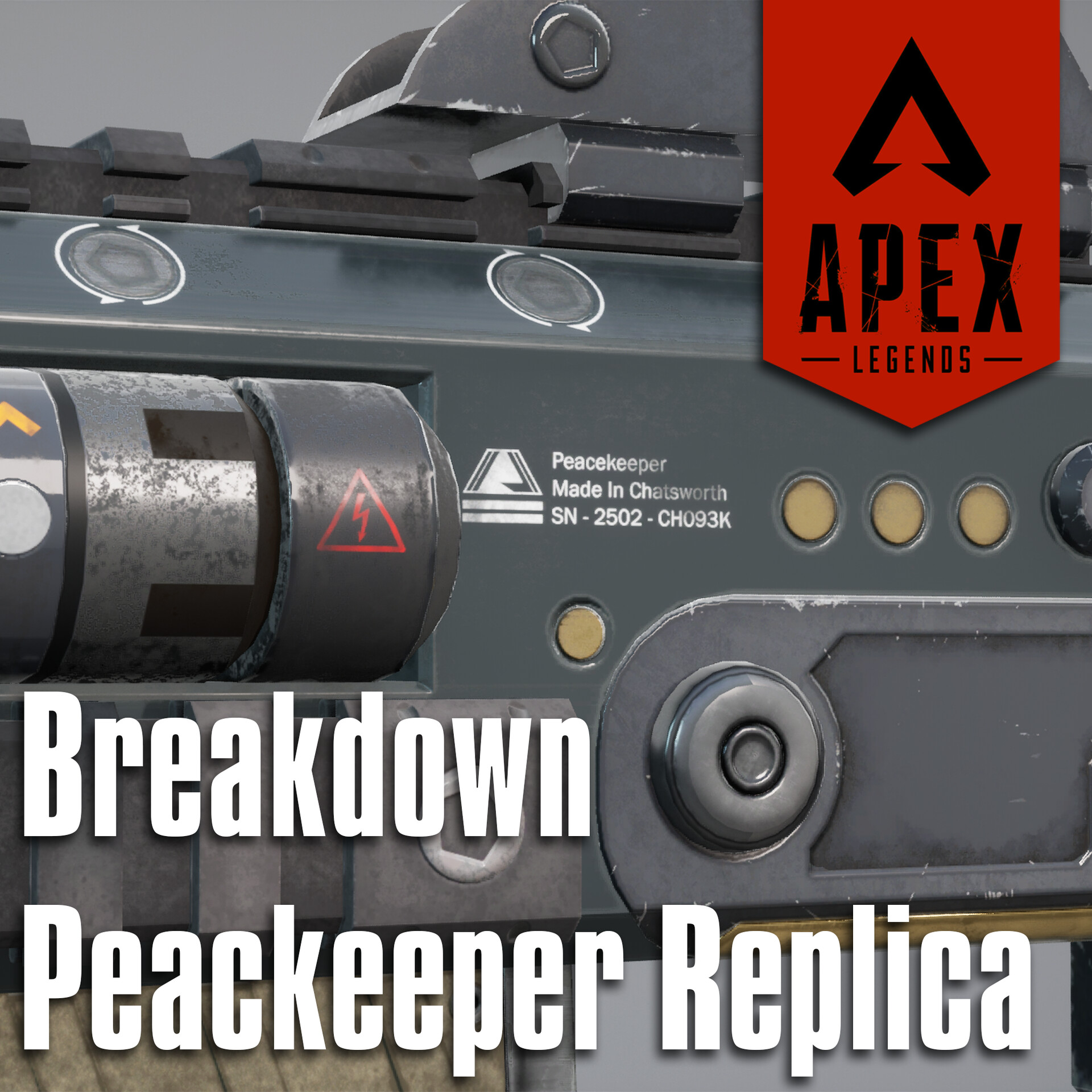 ArtStation - Peacekeeper Replica Breakdown - Apex Legends