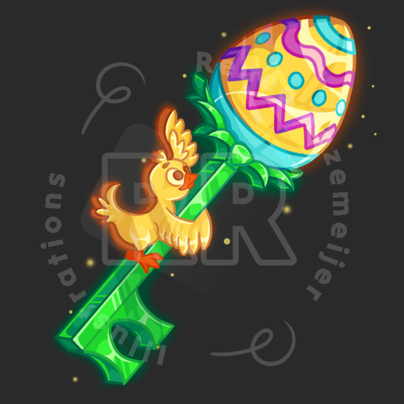 ArtStation - Crate key design