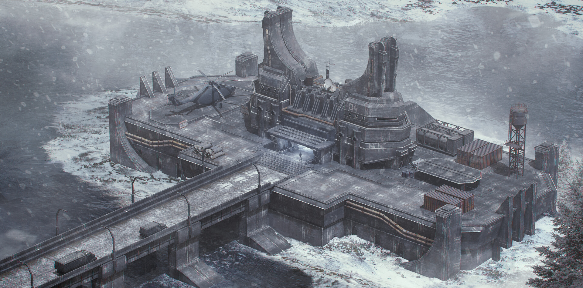 ArtStation - MILITARY BASE